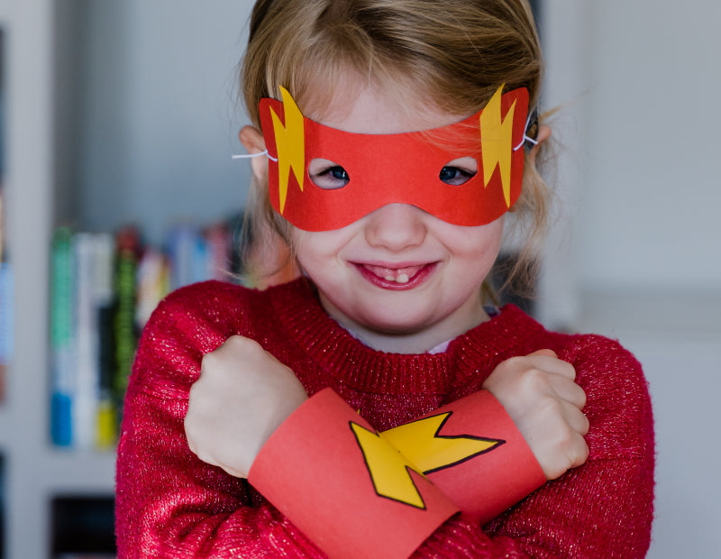 Face Paint Superhero Mask