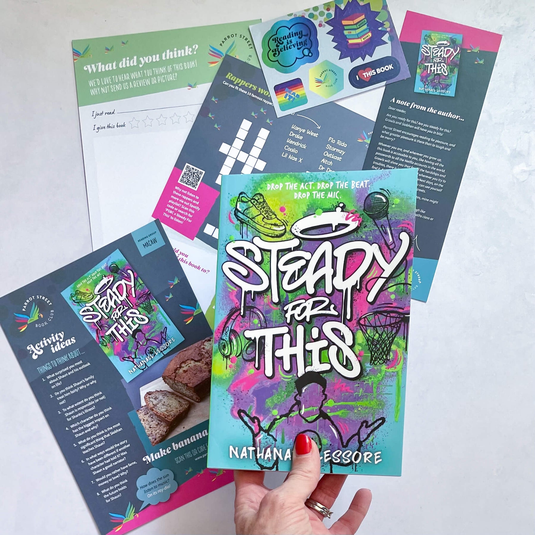 Steady For This book & activities | Parrot Street Book Club