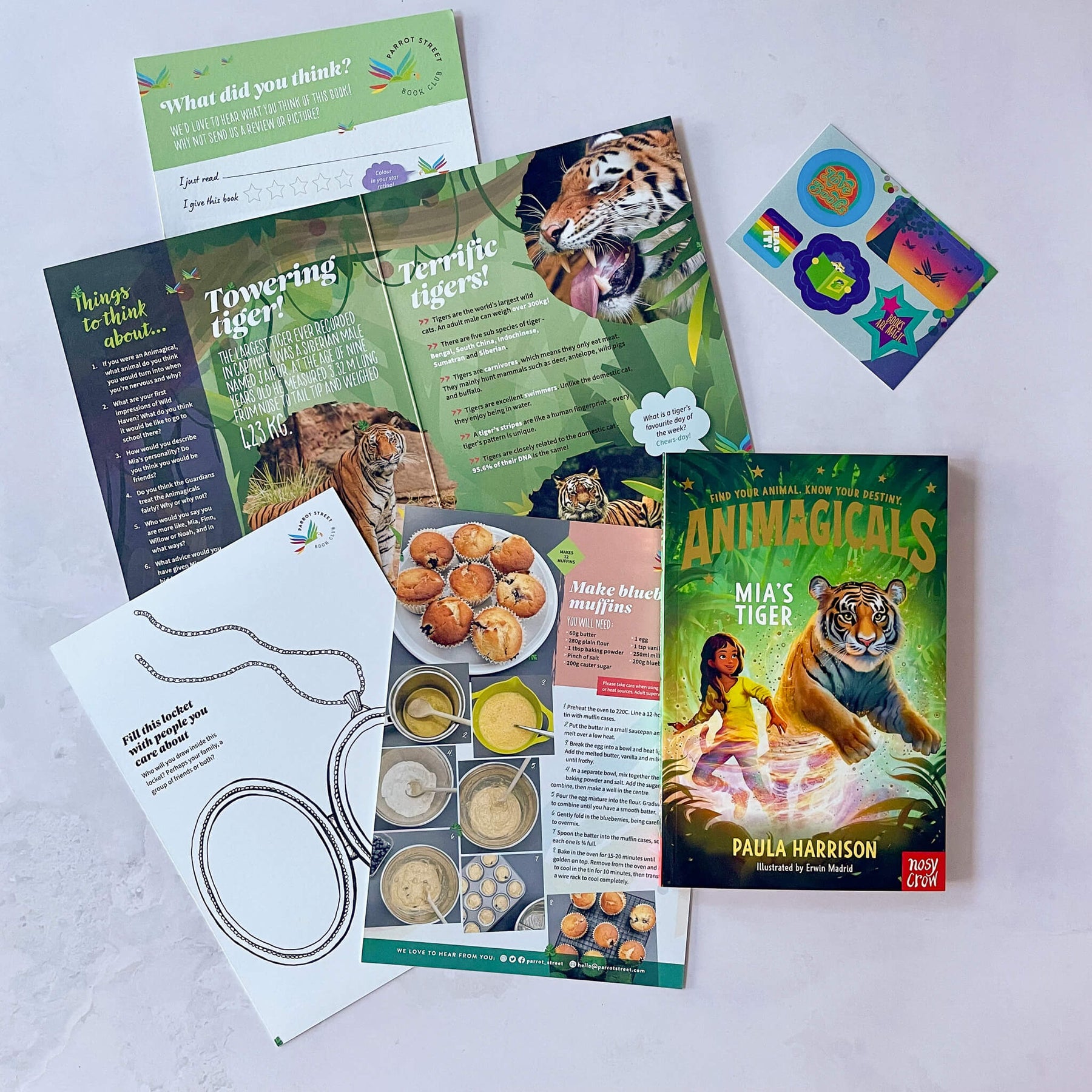 Animagicals: Mia's Tiger book and activity pack | Parrot Street Book Club