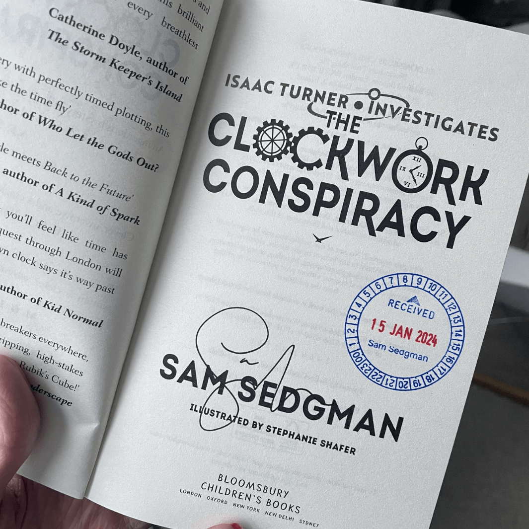 The Clockwork Conspiracy by Sam Sedgman | Parrot Street Book Club