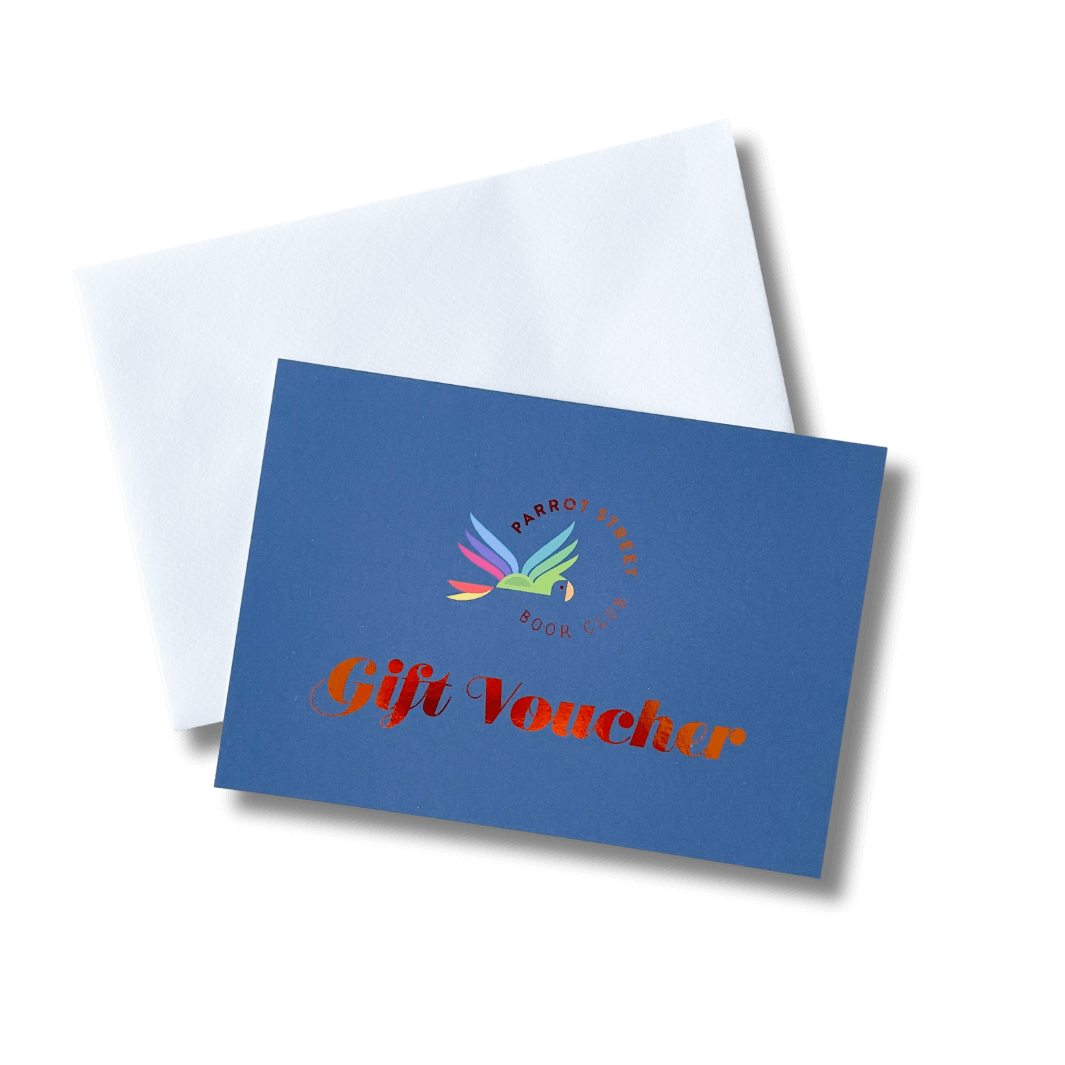 Gift card to accompany digital gift vouchers | Parrot Street Book Club