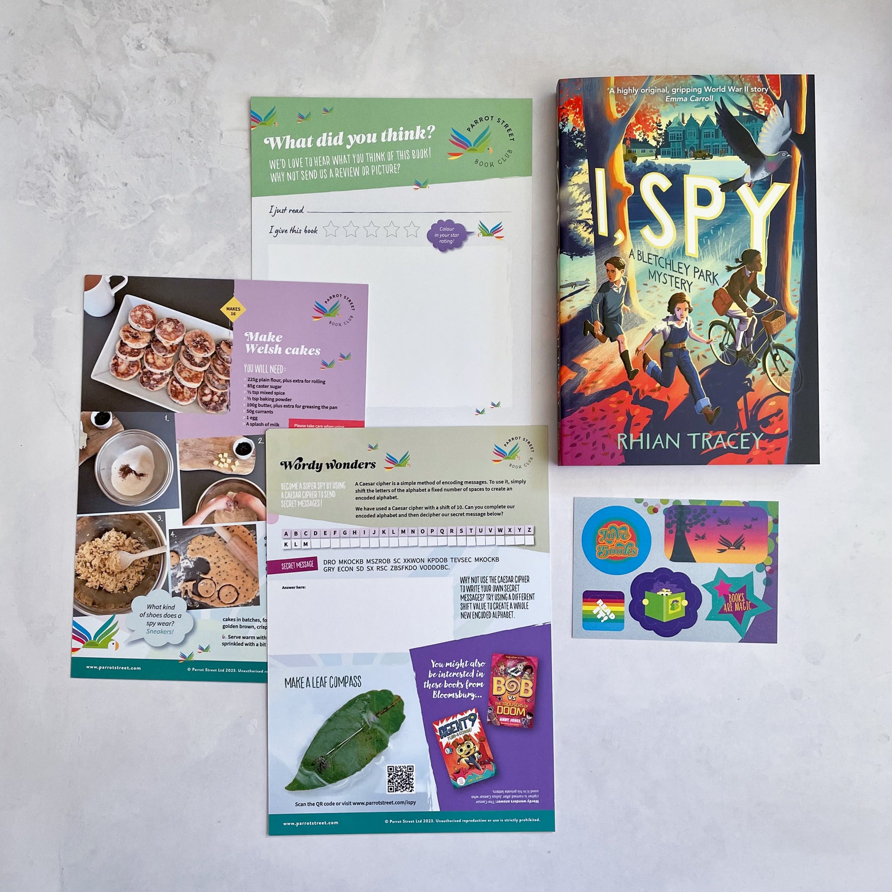 I, Spy book and activity pack | Parrot Street Book Club