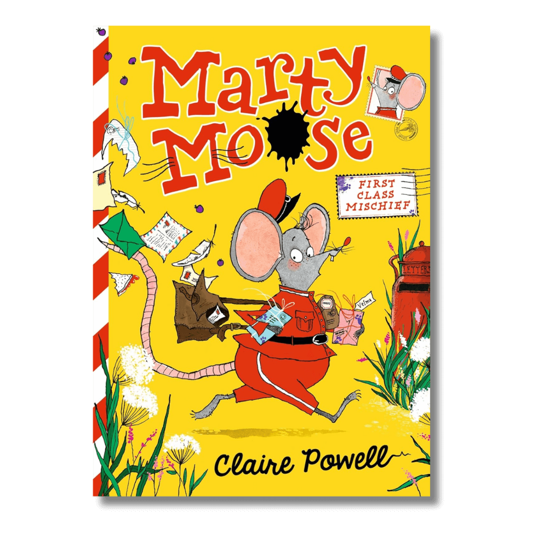 Marty Moose: First Class Mischief by Claire Powell| Parrot Street Book Club