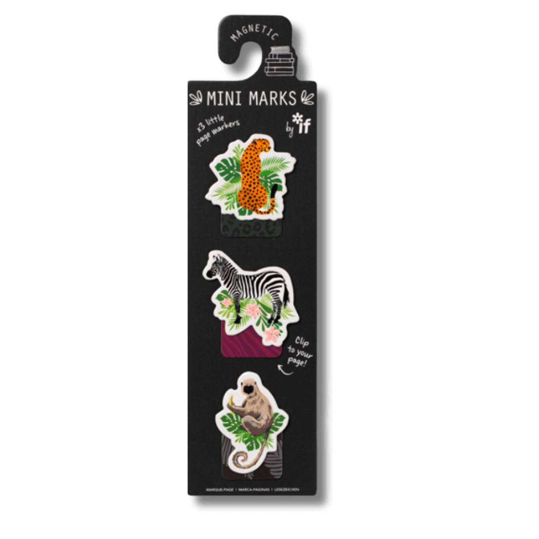 Animals mini magnetic bookmarks | Parrot Street Book Club