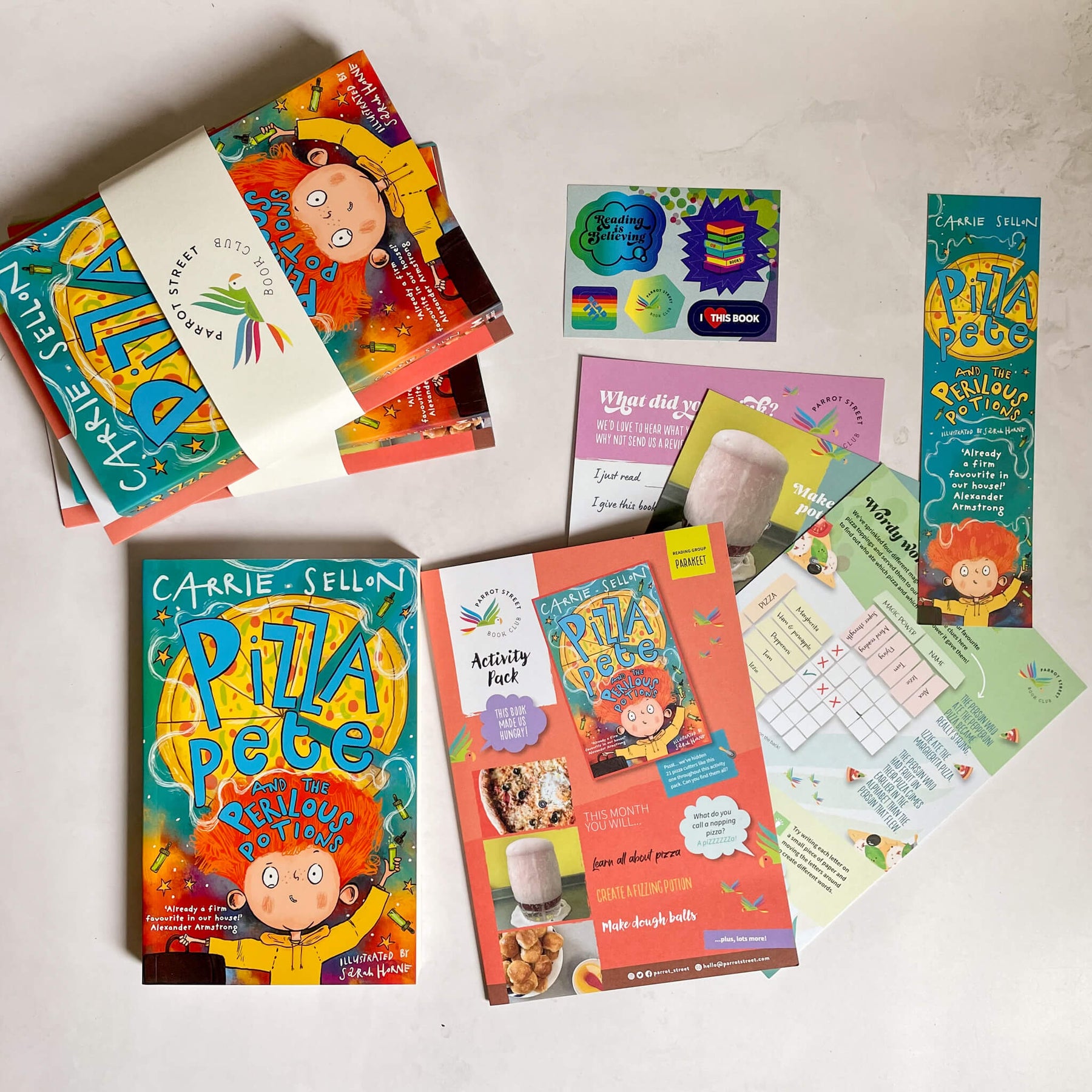 Pizza Pete and the Perilous Potions book and activity pack | Parrot ...