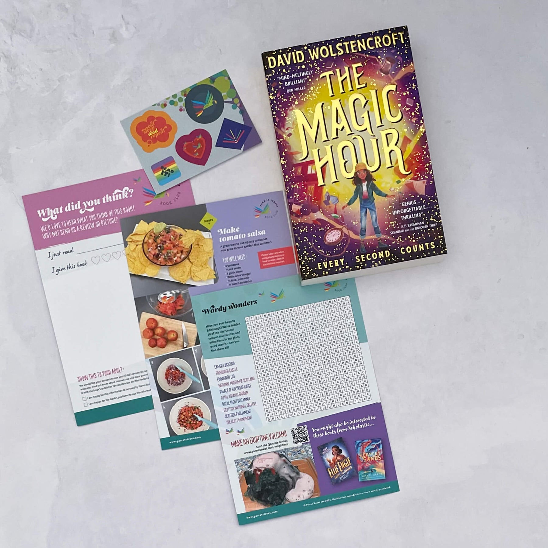 The Magic Hour book and activity pack | Parrot Street Book Club