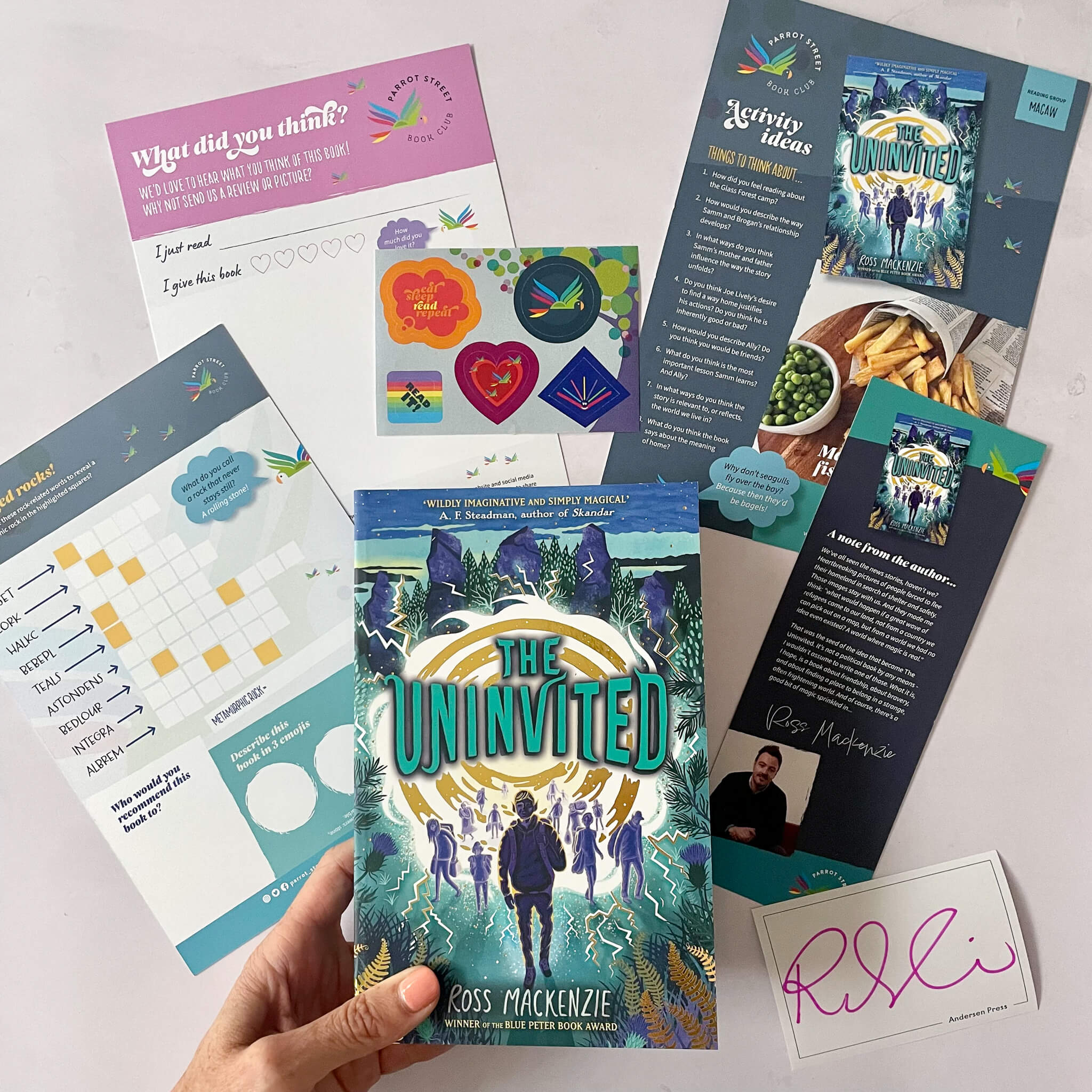 The Uninvited book & activities | Parrot Street Book Club