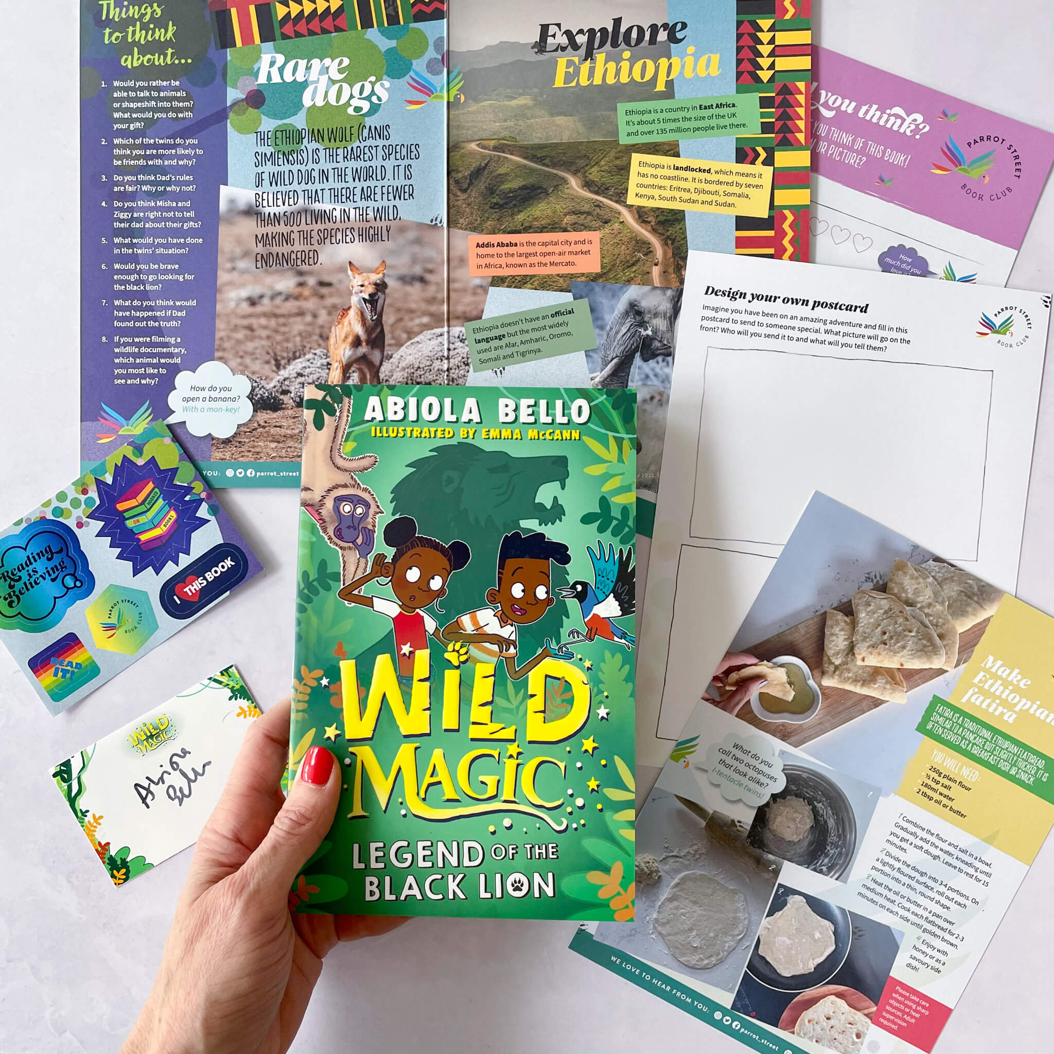 Wild Magic: Legend of the Black Lion book and activity pack | Parrot ...