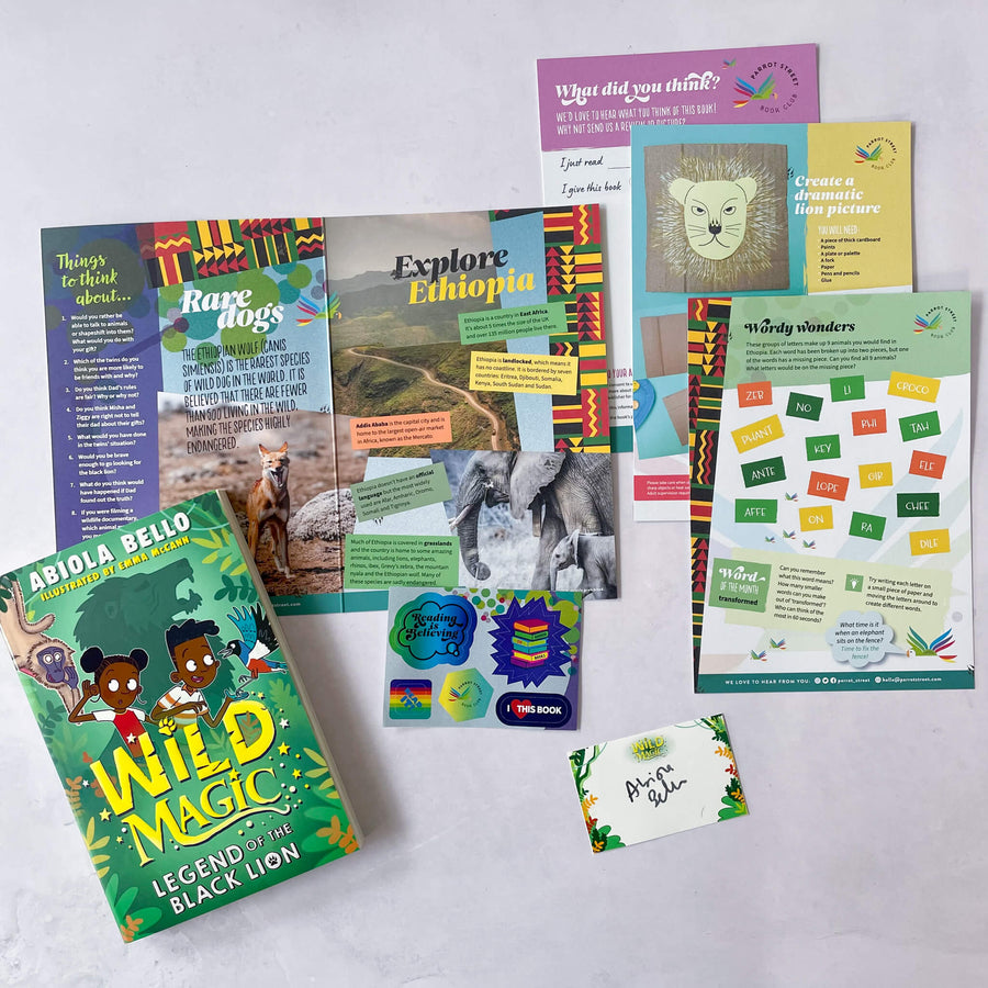Wild Magic: Legend of the Black Lion book and activity pack | Parrot ...