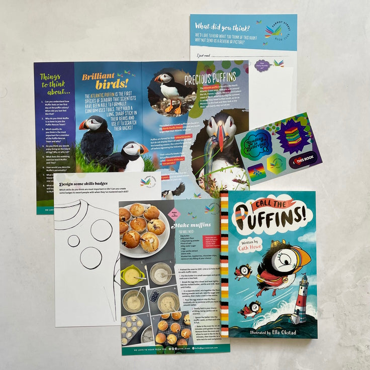 Call the Puffins book and activity pack | Parrot Street Book Club