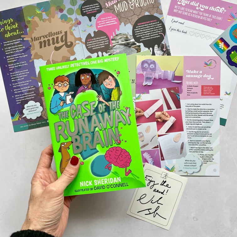The Case of the Runaway Brain book and activity pack | Parrot Street ...
